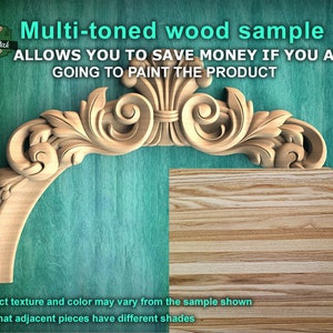 Baroque Style Wooden Arch Decoration – Classic Swirls and Foliage ...