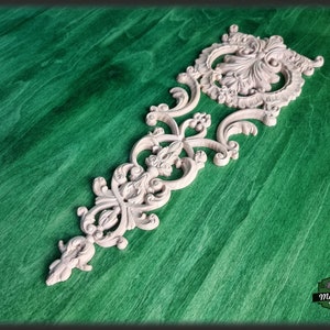 Ornate Carved Wood Appliques for Fireplace, Unpainted, Carved ...