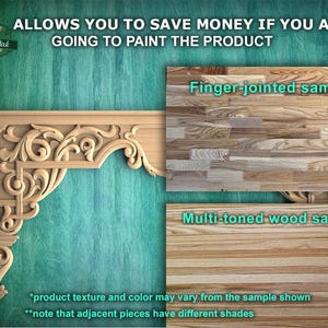 Elegant Carved Wood Arch Onlay – Artistic Arch Enhancement, 1pc ...