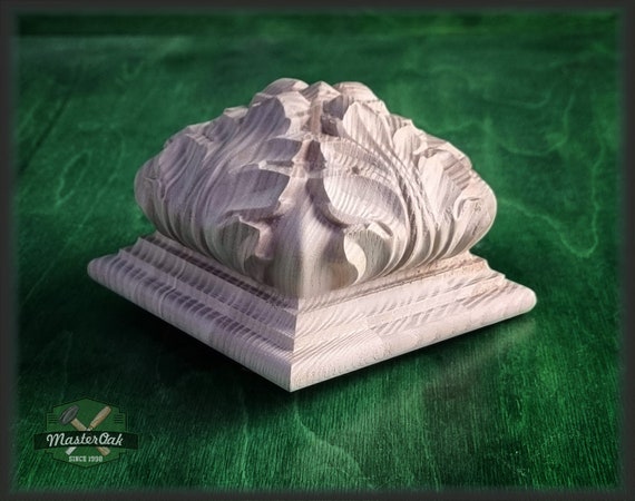 Square Post Finials Square Staircase Newel Post Cap Square - Etsy