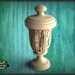 Round Newel Post Cap With Acanthus Leaves - Etsy
