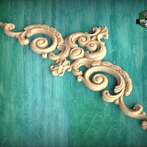 Classic Onlay With Volutes and Spirals - Home Decor Decoration ...