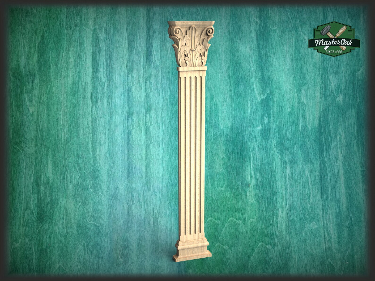 Corinthian Pilaster Column Classic Flute Ionic Carved Wood - Etsy