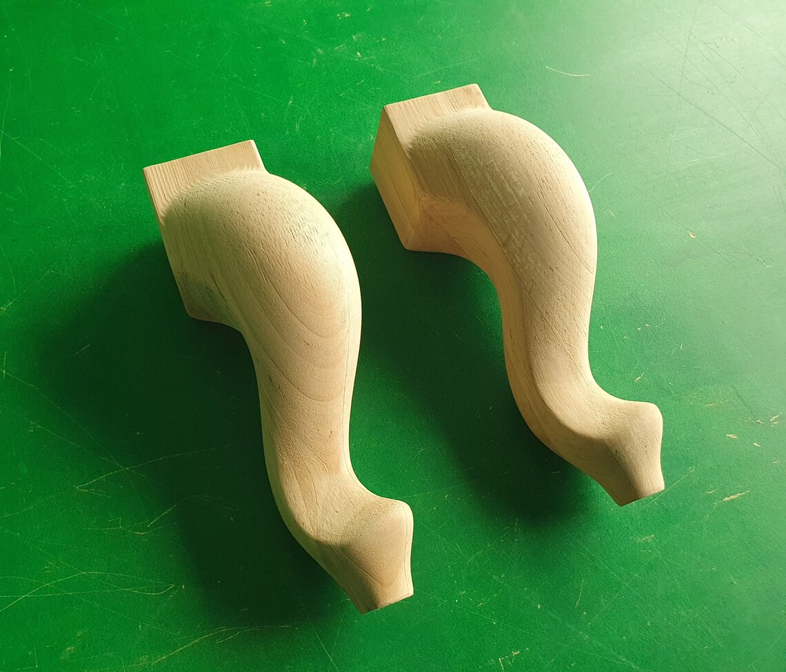 Classic Cabriole Legs Set 2pc Classic Style Legs Baroque - Etsy