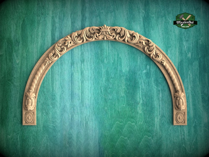 Carved Wood Arch Acanthus Leaf 1pc Home Wall - Etsy