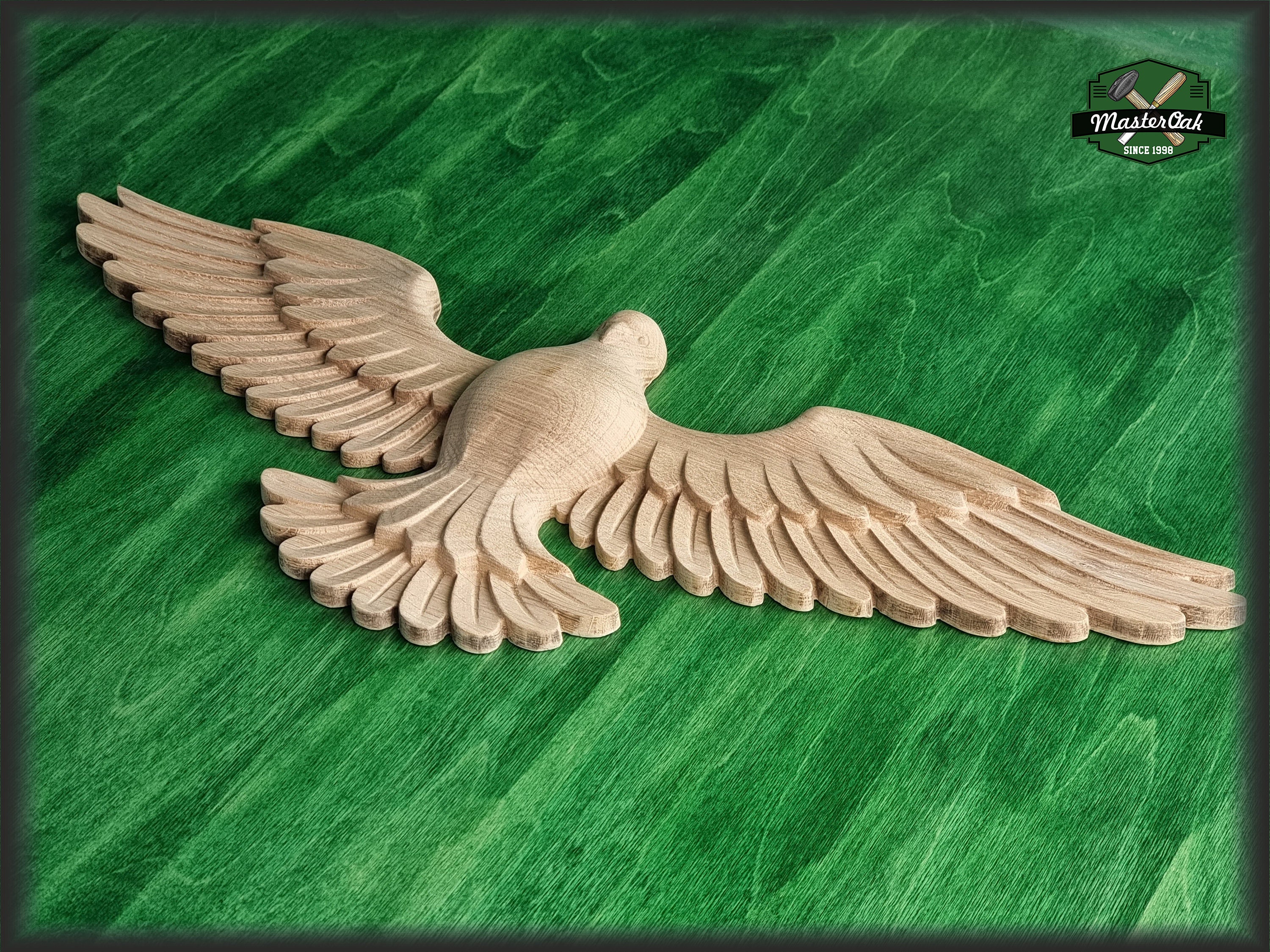 Flying Dove Wooden Wall Decor Unfinished Carved Bird Wedding - Etsy