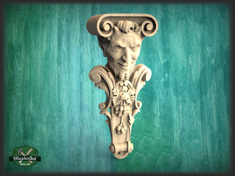 Mephistopheles Corbel of Wood Gothic Corbel Devil Corbel - Etsy