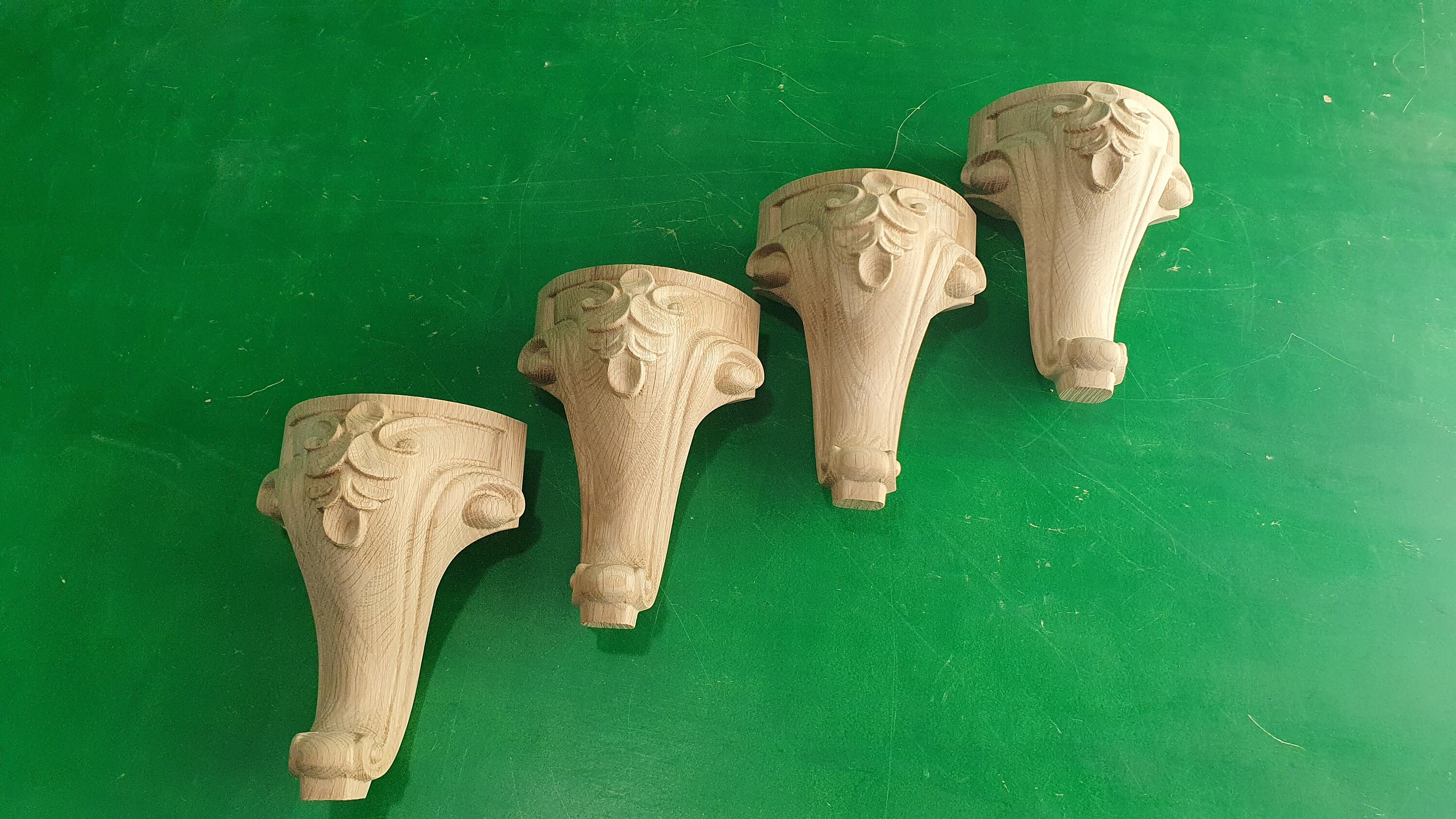 Carved Cabriole Legs Set 4pc for the Cupboard - Etsy