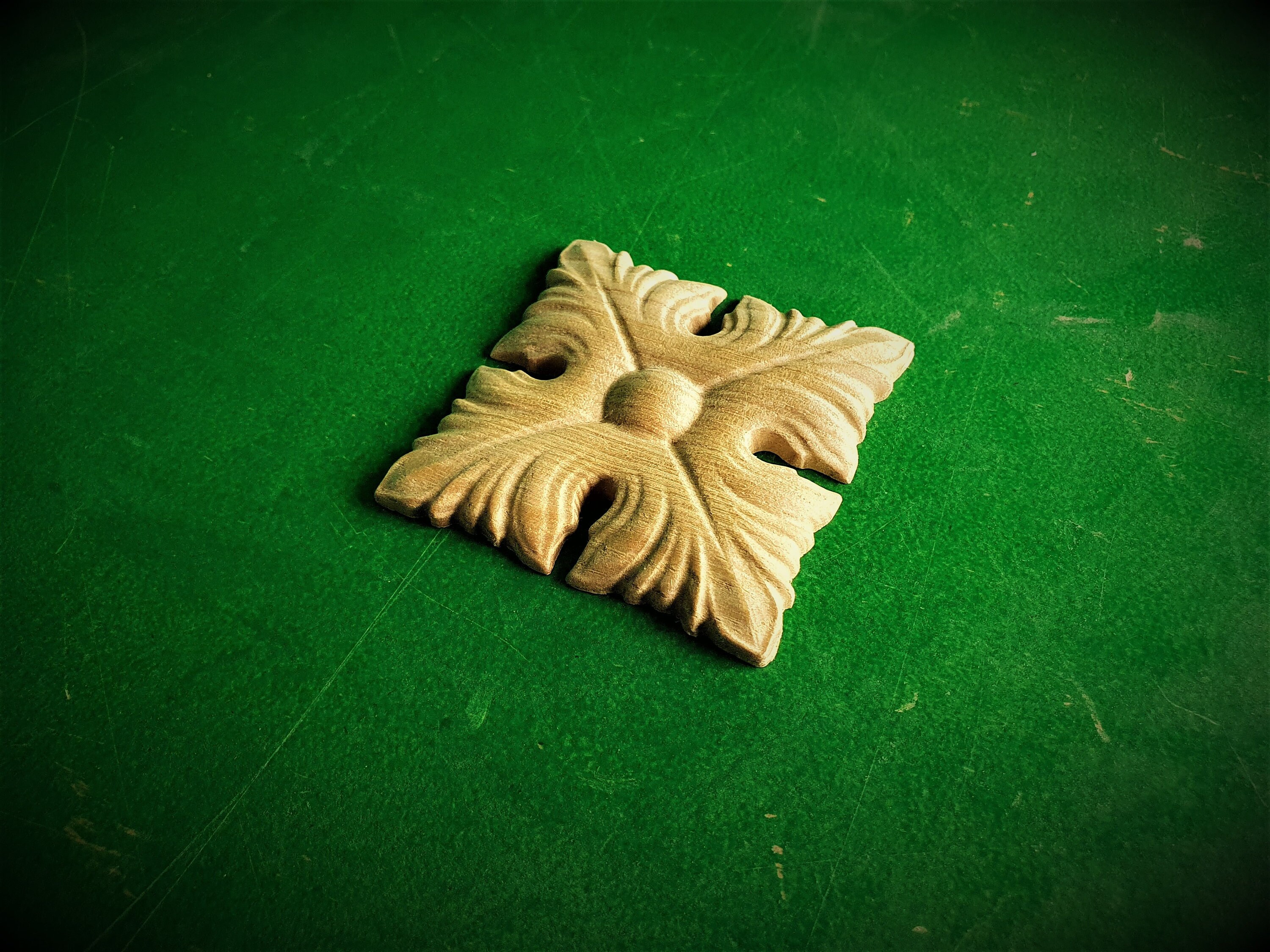 Pair of Carved Rosettes Unpainted Set of 2 Pcs Home Wall - Etsy