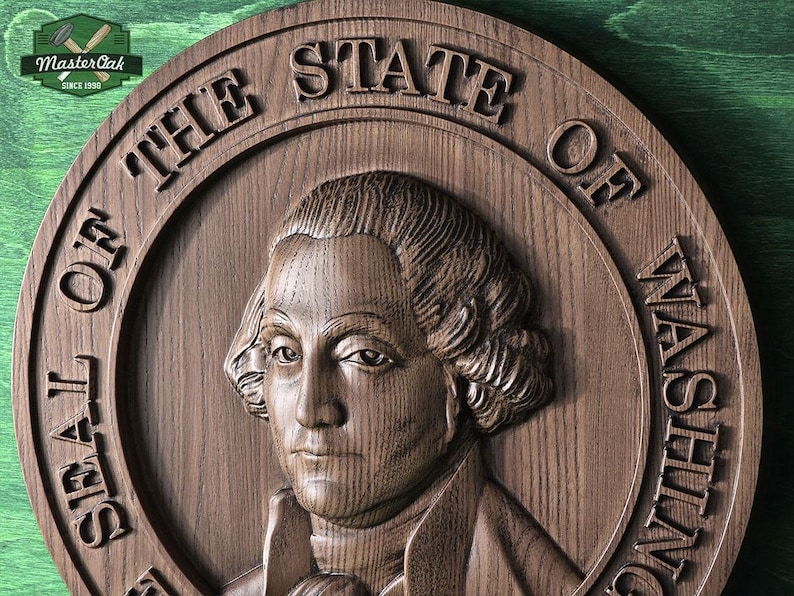 Great Seal of the State of Washington, Wall Hanging, State Seal With ...