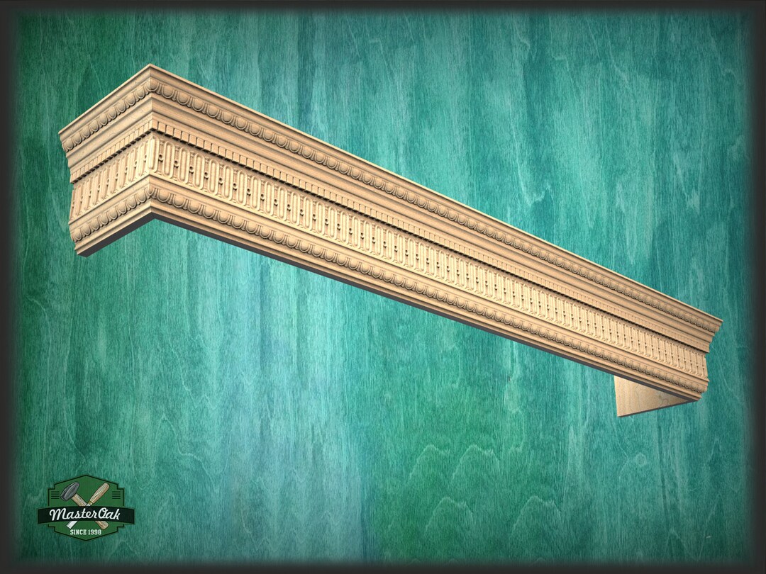 Pelmet of Wood, Baroque Pelmet, Antique Classic Carved Curtain Rod of ...