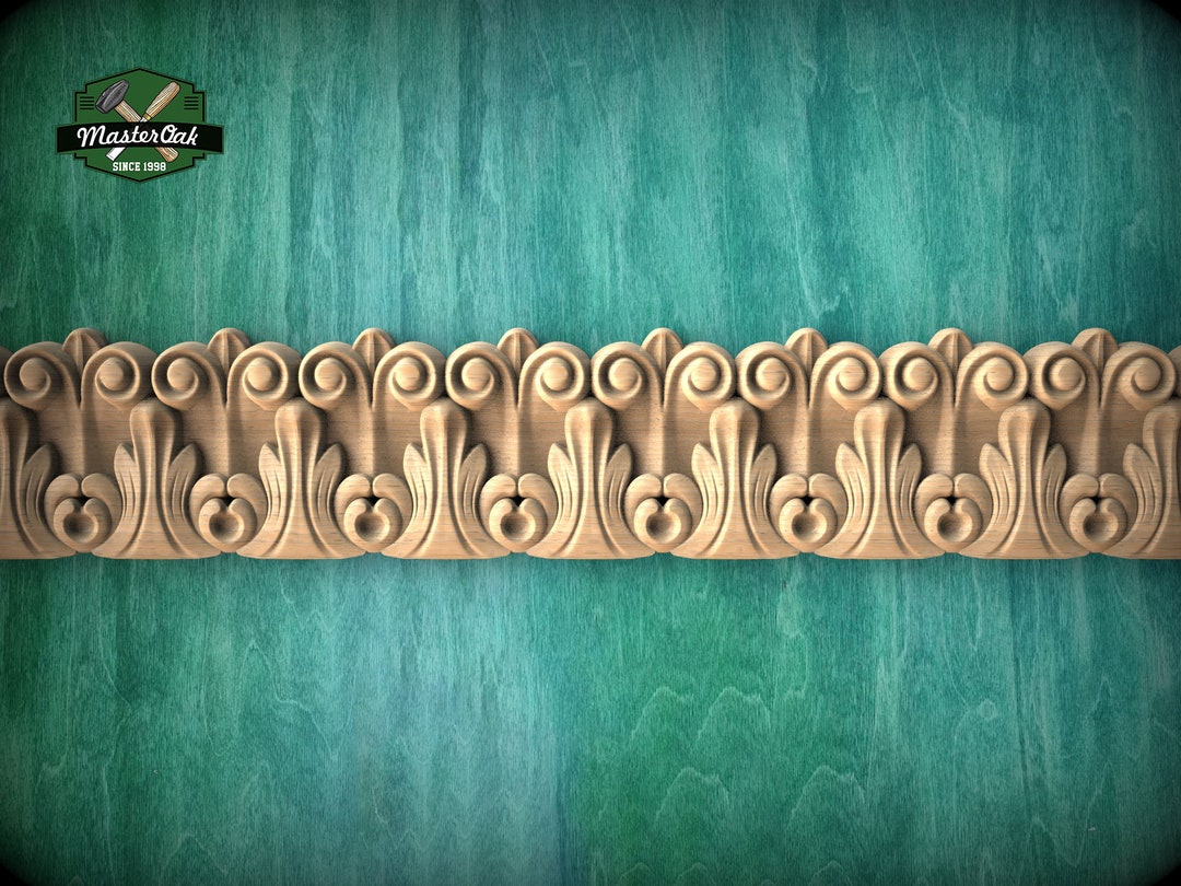 Renaissance Scroll and Acanthus Molding - Artisanal Architectural Trim ...