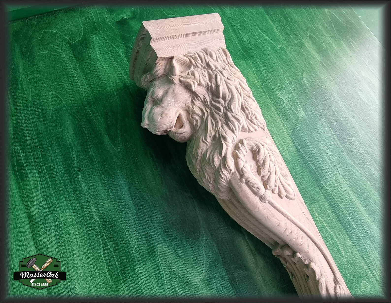 Carved Corbel Lion Unpainted Decorative Carved Wooden - Etsy