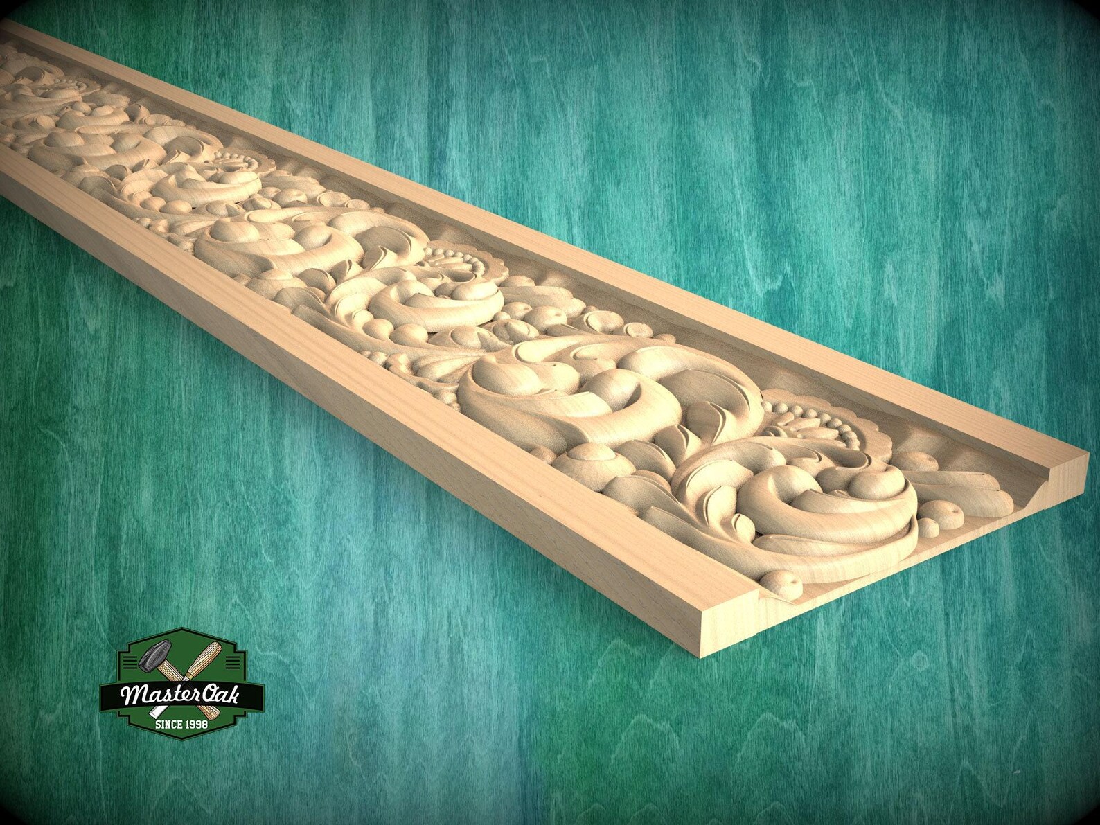 Decorative Moulding: Floral Elements in Classic Design, 40" Decorative ...