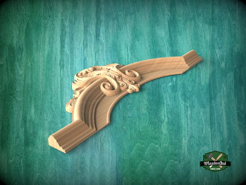 Carved Arched Element of Wood 1pc Home Wall Embellishments - Etsy