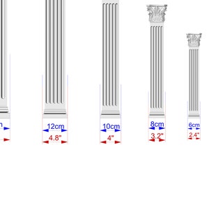 Neoclassical Elegance Wooden Pilaster, Classical Wood Ionic Pilaster ...