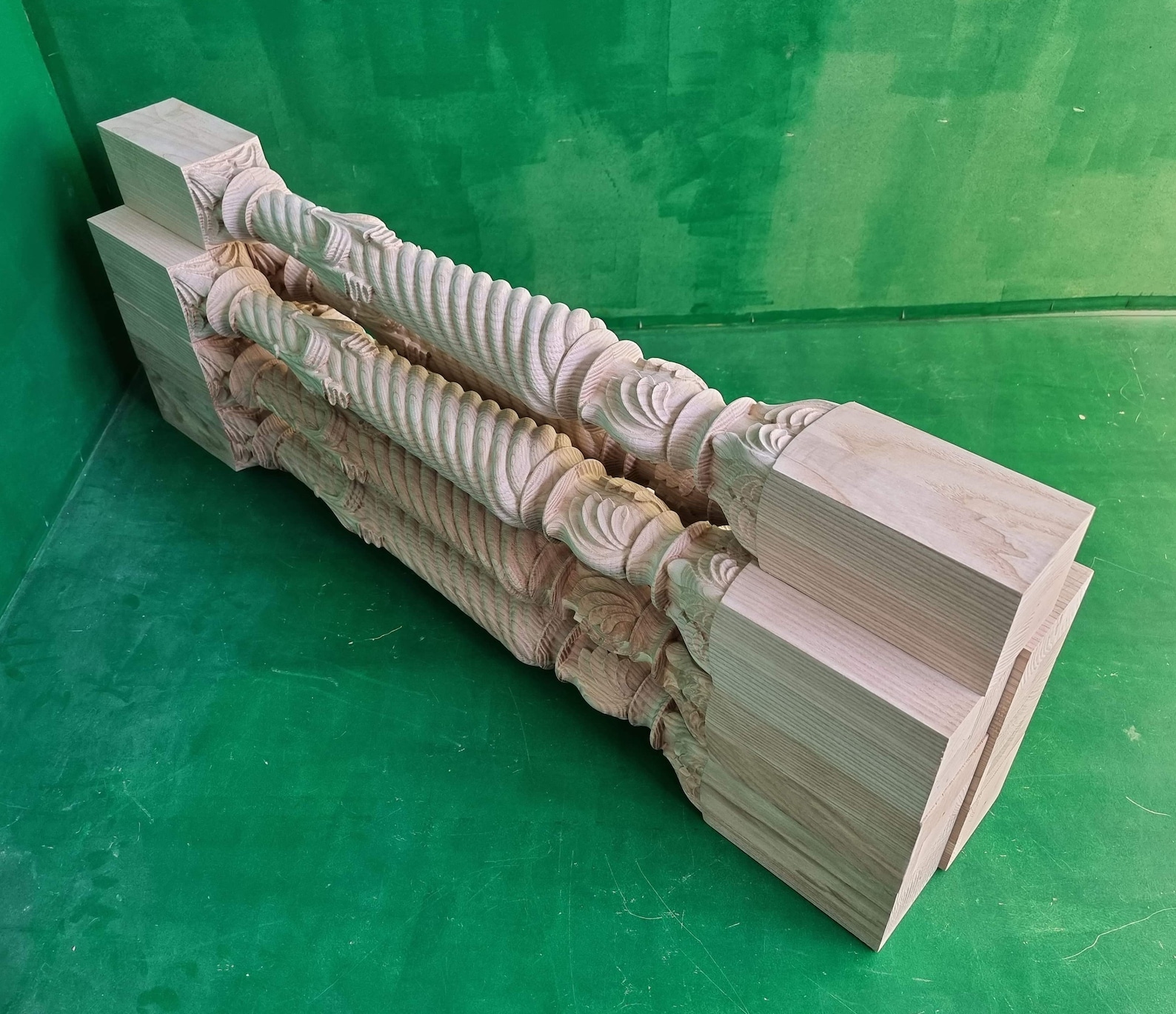 Wooden baluster for the stairs or balustrade carved banister | Etsy