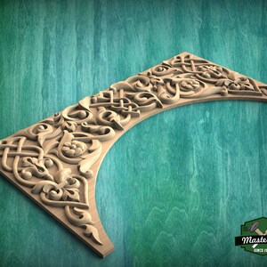 Decorative Wooden Arch Onlay – Ideal for Classic and Rustic Décor ...
