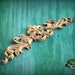 Openwork Floral Wood Applique for Interiors, Graceful Swirl Horizontal ...