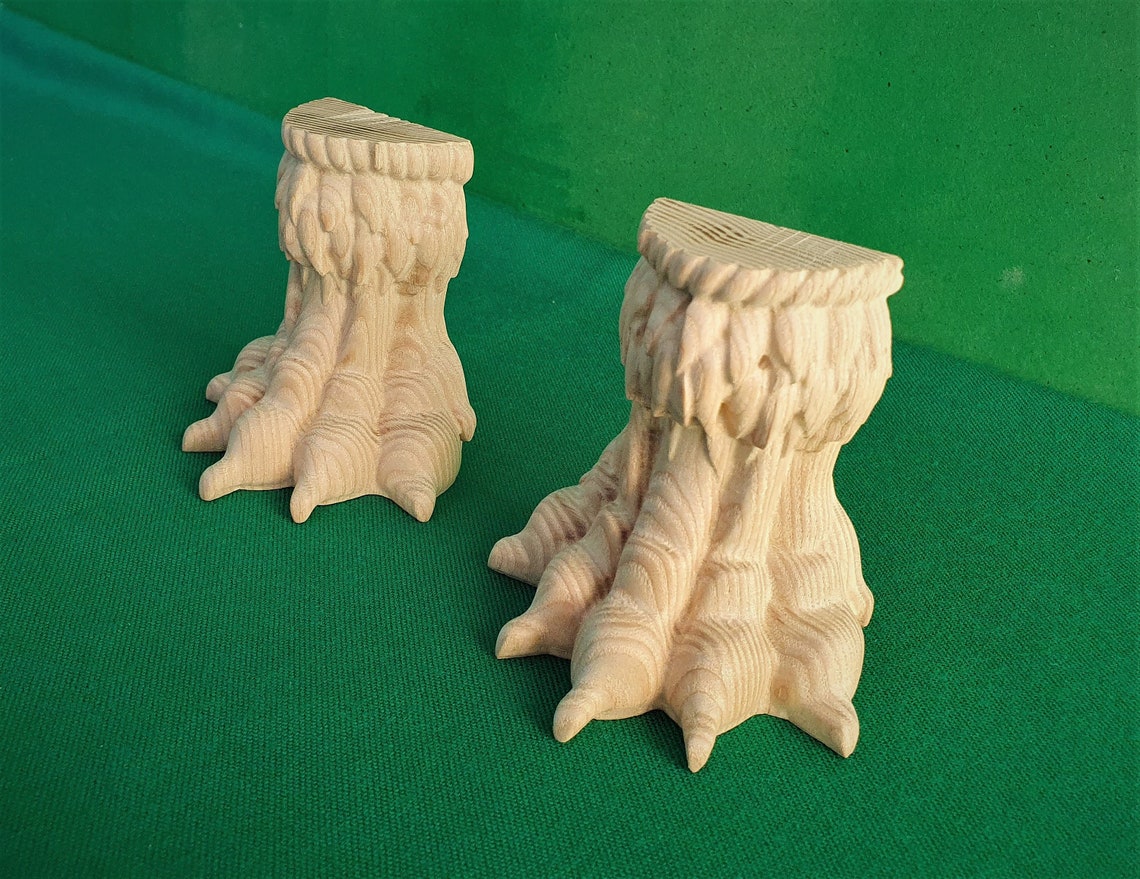 Lion Claws Feet Set 2 of Pc Classic Style Feet | Etsy