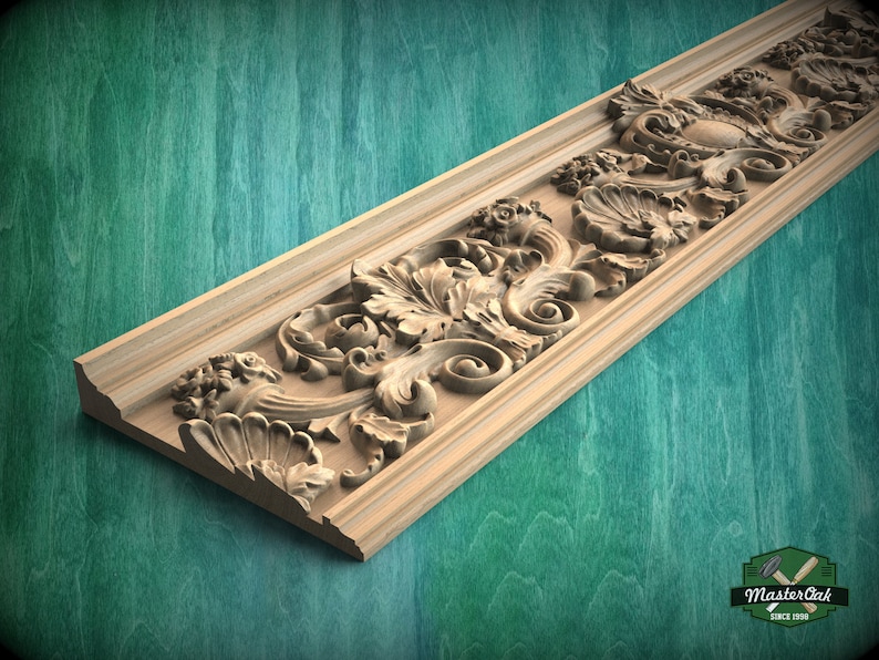 Baroque Wooden Moulding With Acanthus Scrolls 40 - Etsy