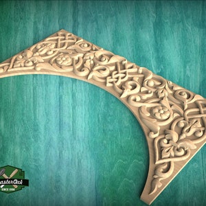 Decorative Wooden Arch Onlay – Ideal for Classic and Rustic Décor ...