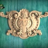Corbel Mermaid of Wood, Unpainted, Decorative Carved Wooden Corbel, 1pc ...