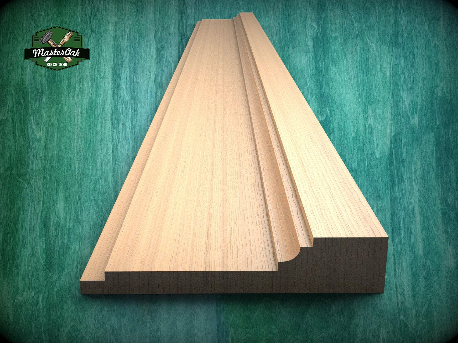 Stepped Profile Wood Molding - Elegant and Versatile Trim, 40" Wood ...