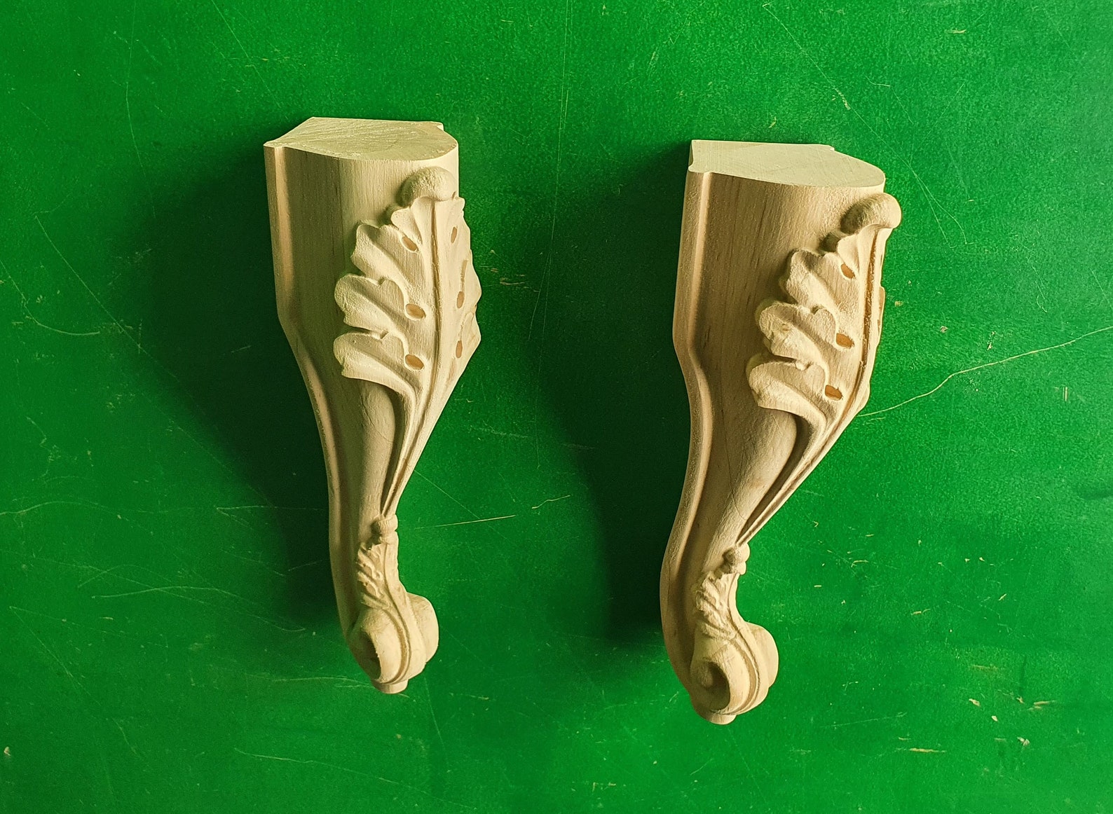 Pair of Beautiful Carved Legs Set 2pc Classic Style Legs | Etsy