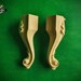 Pair of Beautiful Carved Legs, Set 2pc, Classic Style Legs, Baroque ...