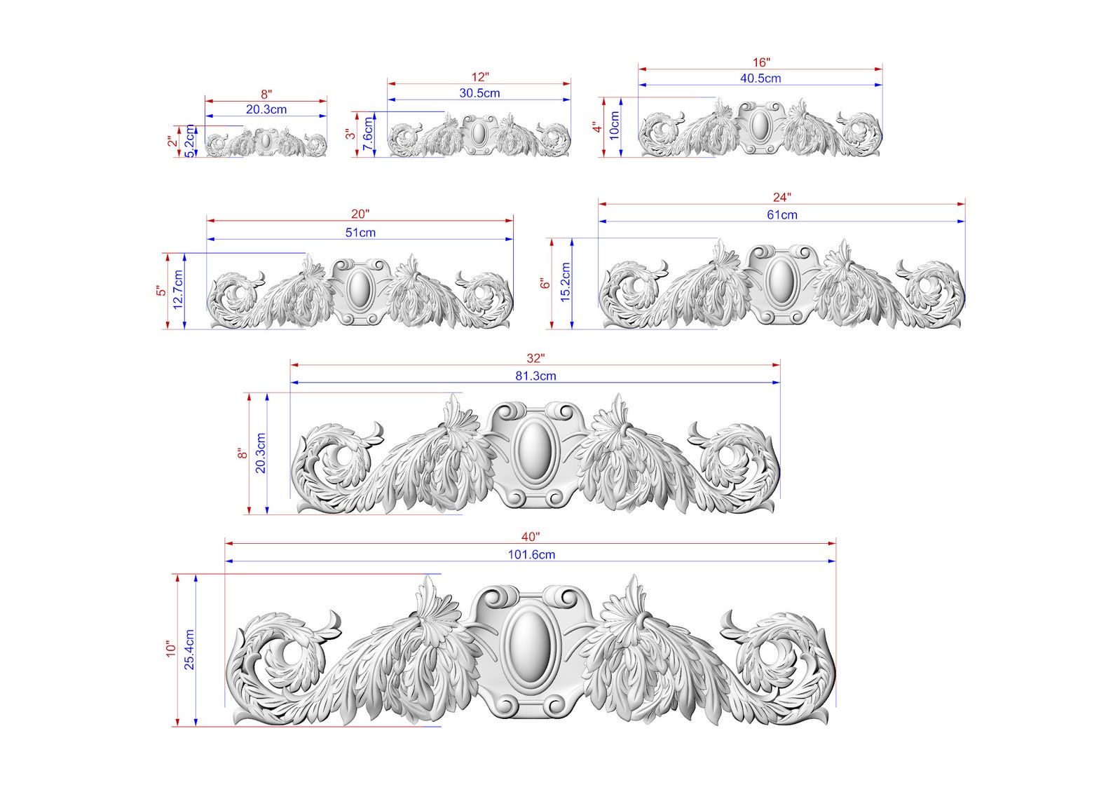 Carved Wood Applique for Kitchen Hood 1pc Unfinished Home - Etsy