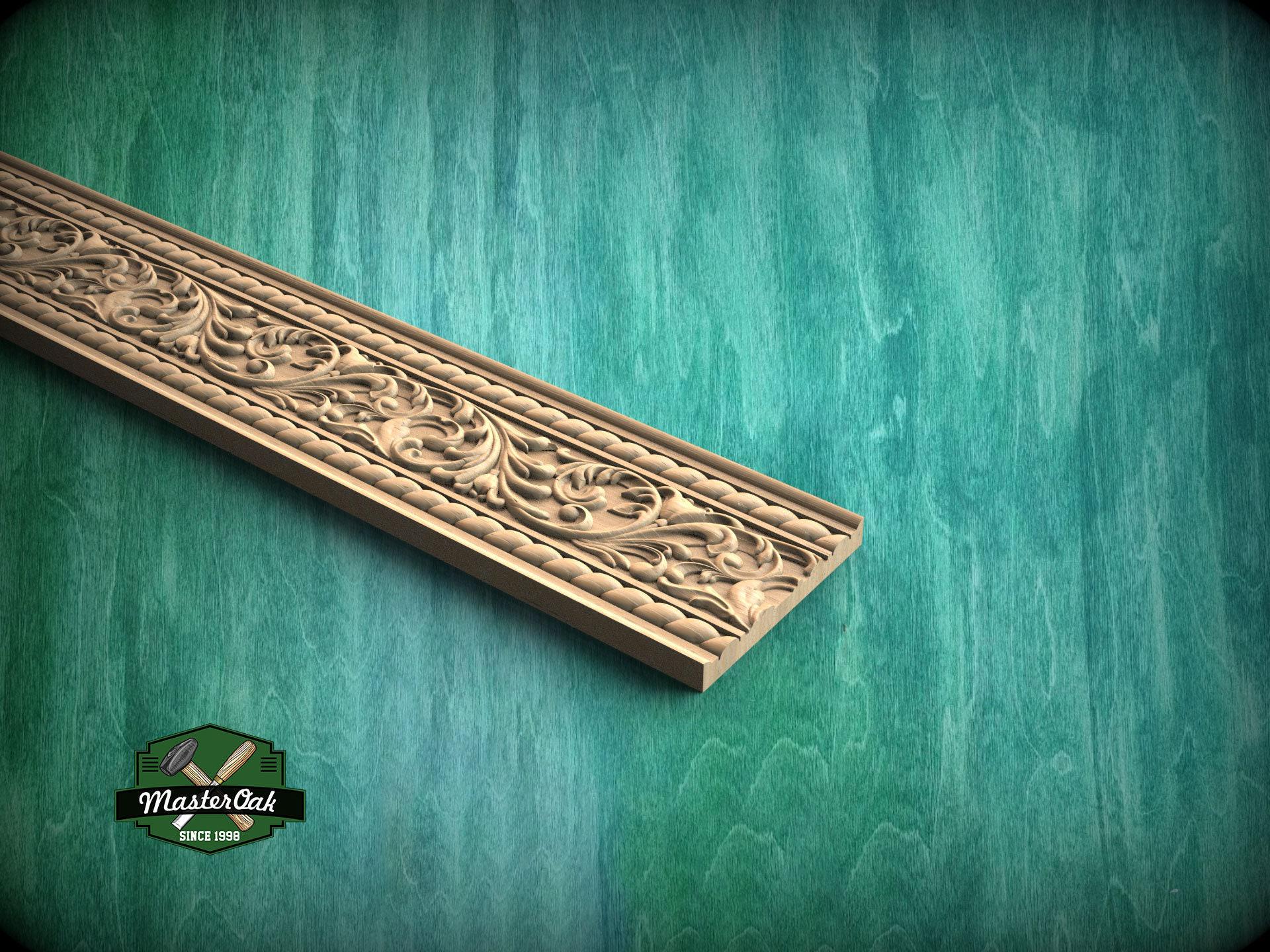 Renaissance Foliate Scroll Molding - Artistic Wood Decor, 40", 1 Pc ...