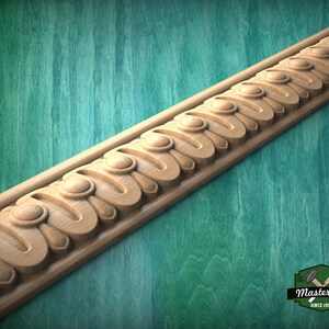 Classic Beaded Oval Wood Moulding Decorative Wooden Trim, 40 Elegant ...