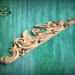 Elegant Scrollwork Wood Trim, Baroque Style Wooden Applique, 1pc ...