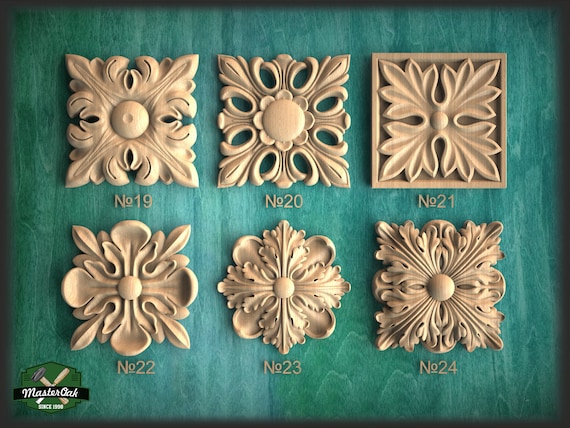 Wood Carving Square Designs