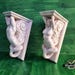 Mermaid and Merman Corbels of Wood, Unpainted, Decorative Carved Wooden ...