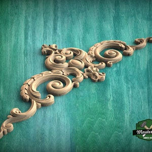 Classic Onlay With Volutes and Spirals - Home Decor Decoration ...