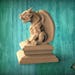 Gargoyle Wooden Statue, Small Gothic Imp, Gargoyle Finial Bed Post ...