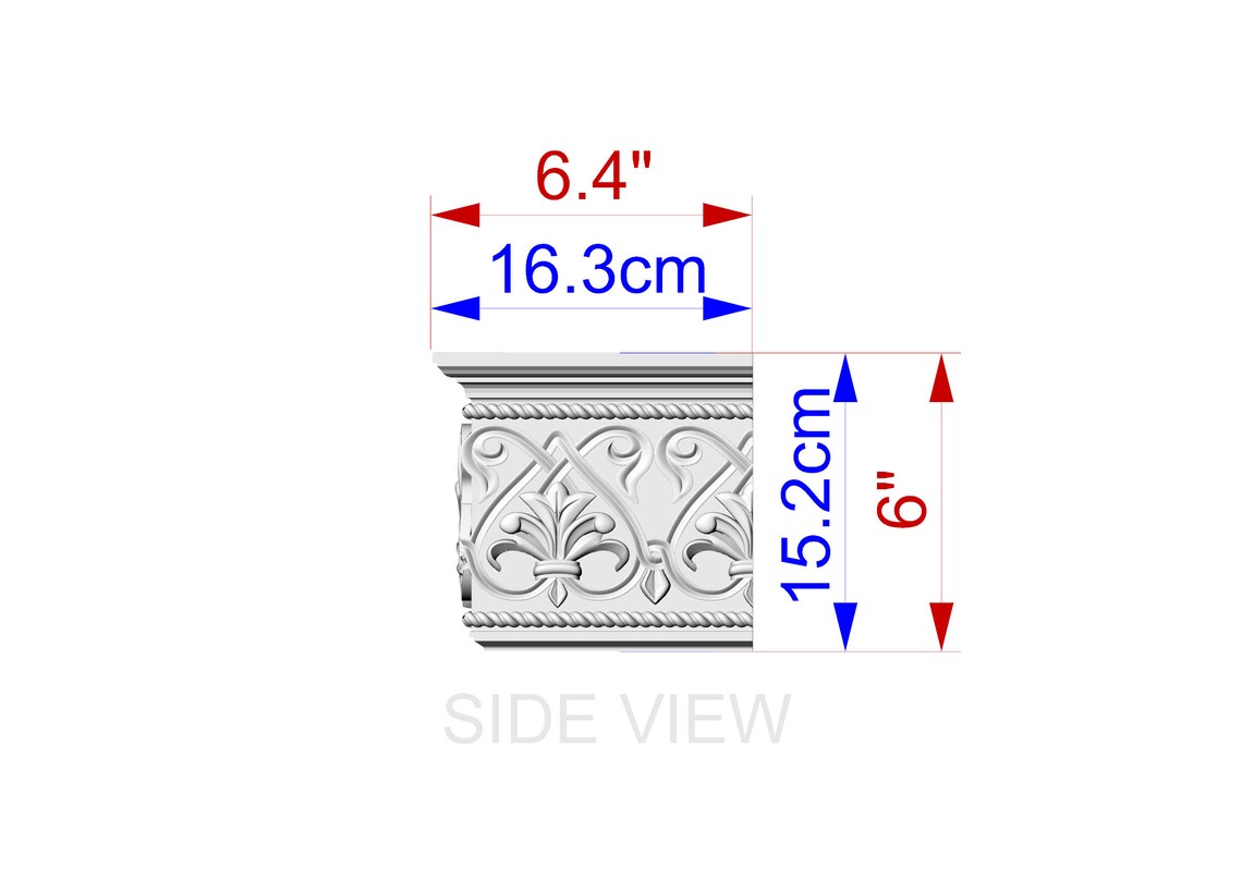 Wooden Window Pelmet Cornice Board Baroque Pelmet Antique - Etsy