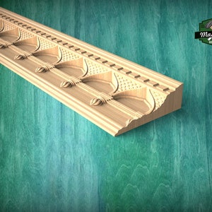 Architectural Carved Neo Gothic Tracery Cornice - Classical Crown ...