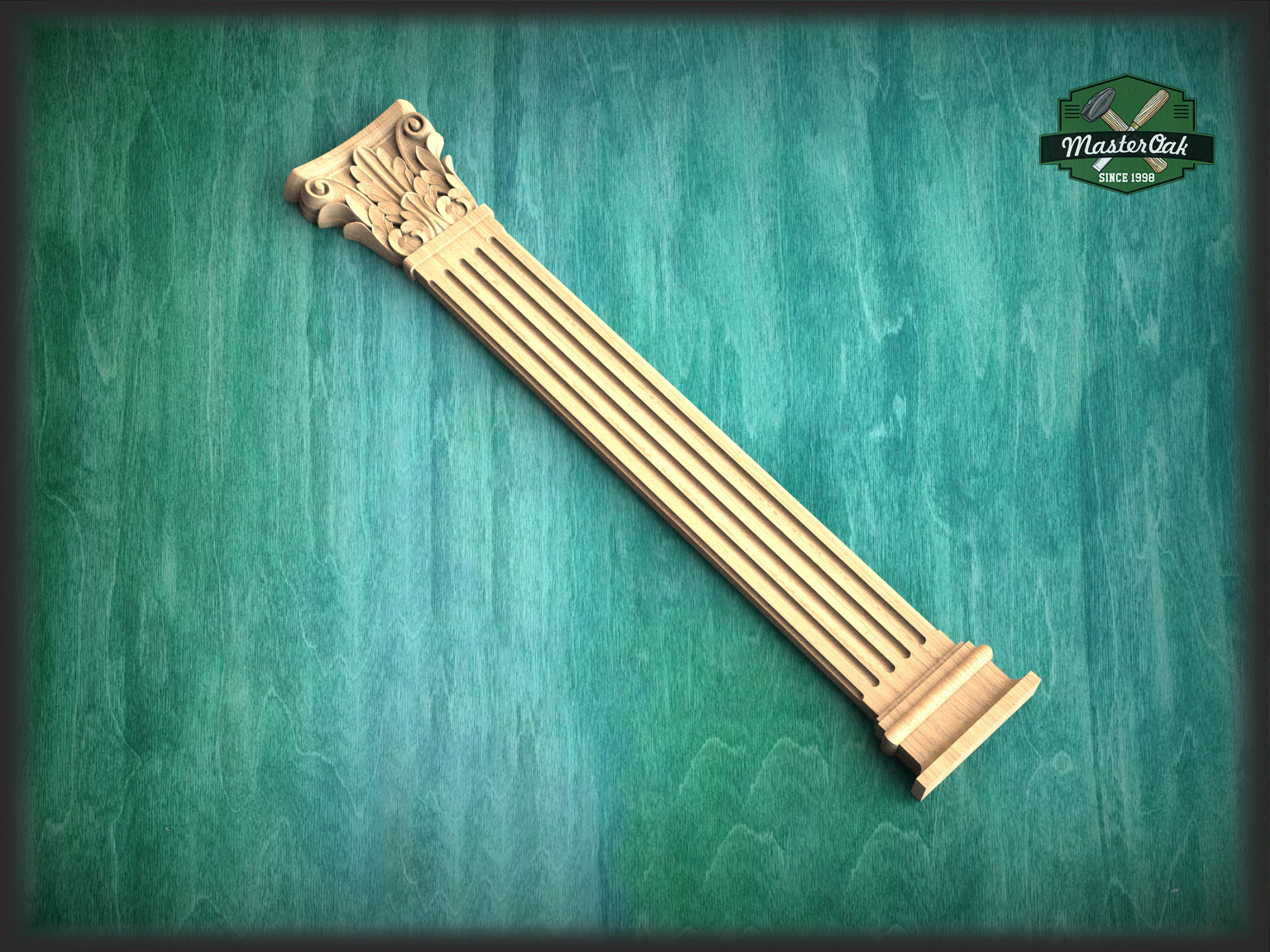 Corinthian Pilaster Column Classic Flute Ionic Carved Wood - Etsy