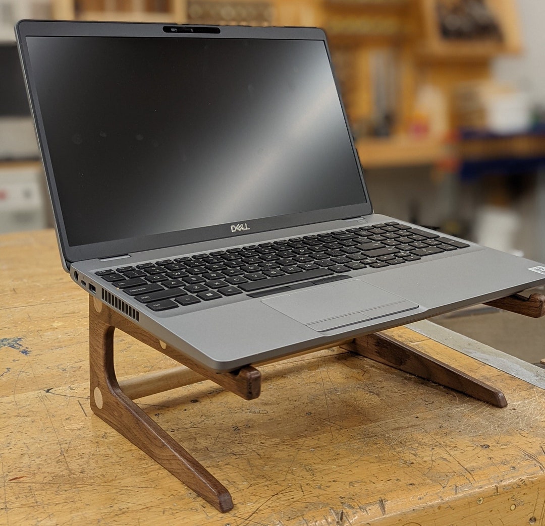 Laptop Stand CNC / Laser Cut File. Customizable to Fit Any Laptop Width ...