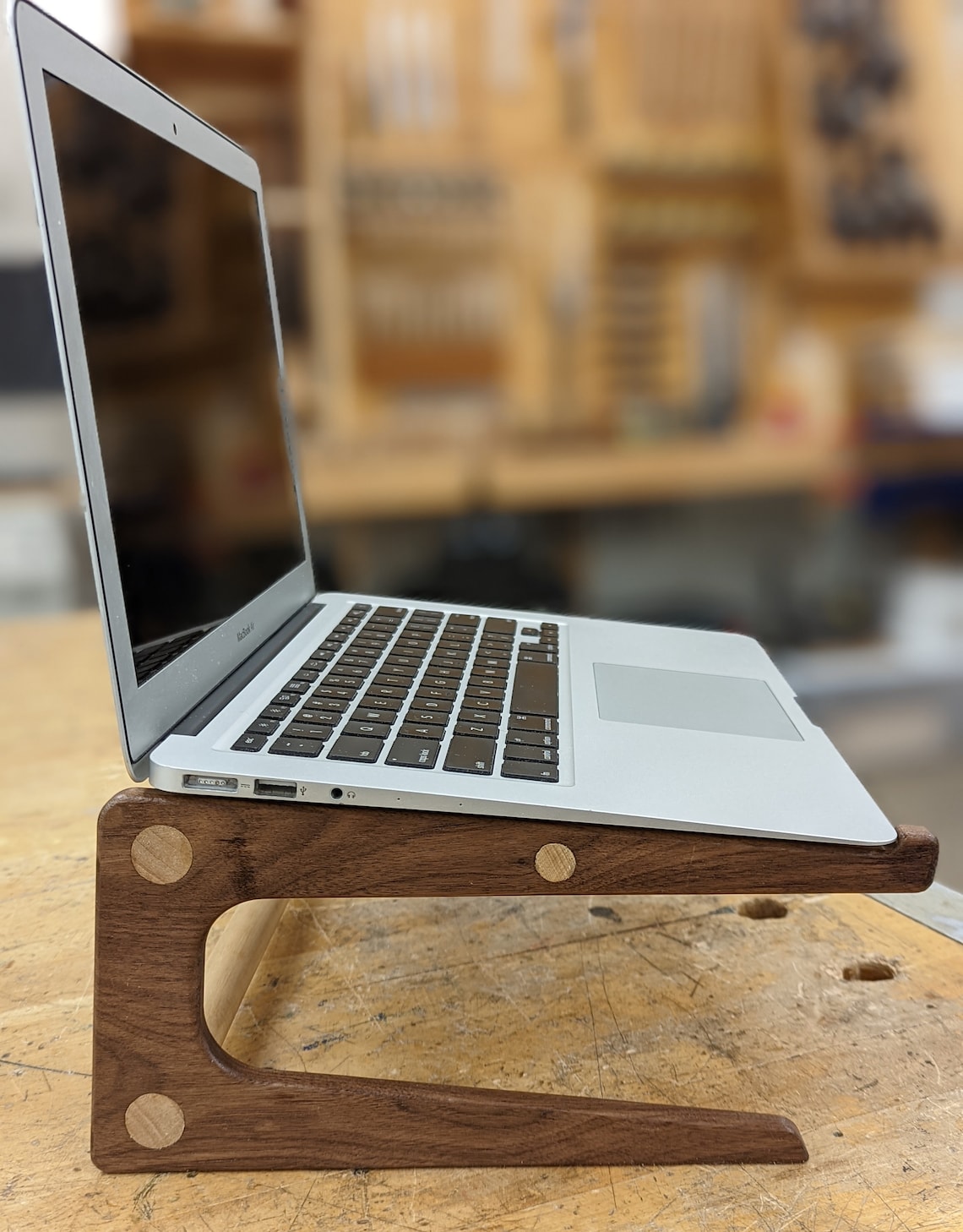 Laptop Stand CNC / Laser Cut File. Customizable to Fit Any Laptop Width ...