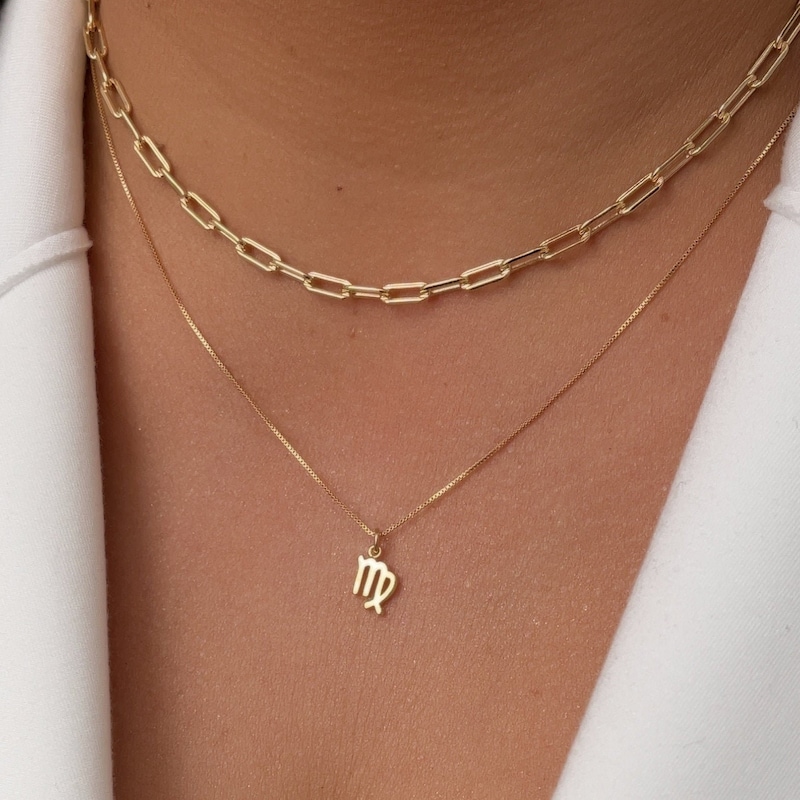 Zodiac Sign Necklace - Etsy