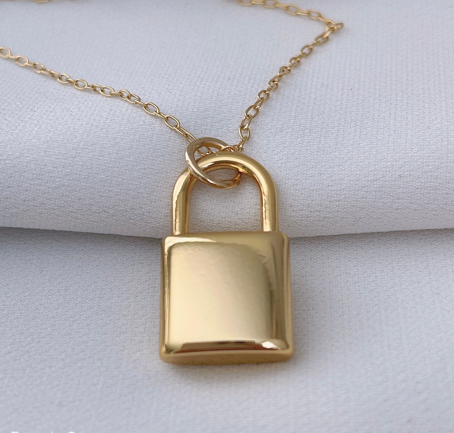 Gold Set Lock Key Gold Filled Set Lock and Key 18K GF | Etsy