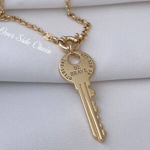 Gold Set Lock Key, Gold Filled Set Lock and Key, 18K GF, Dainty Gold ...