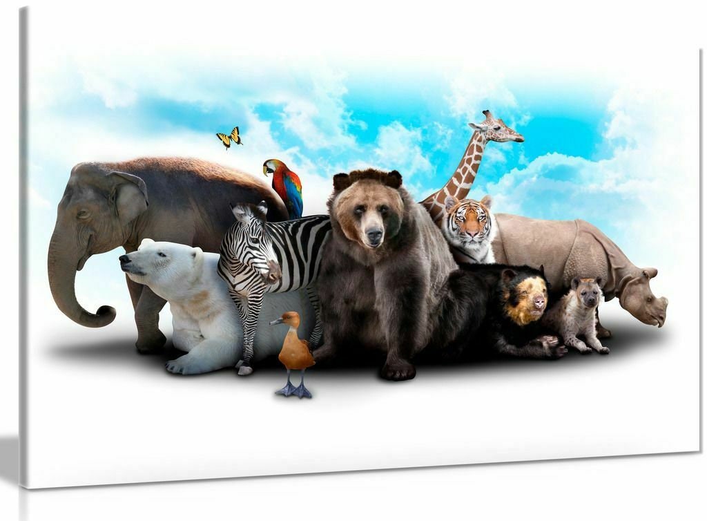 Different Wild Animals Together