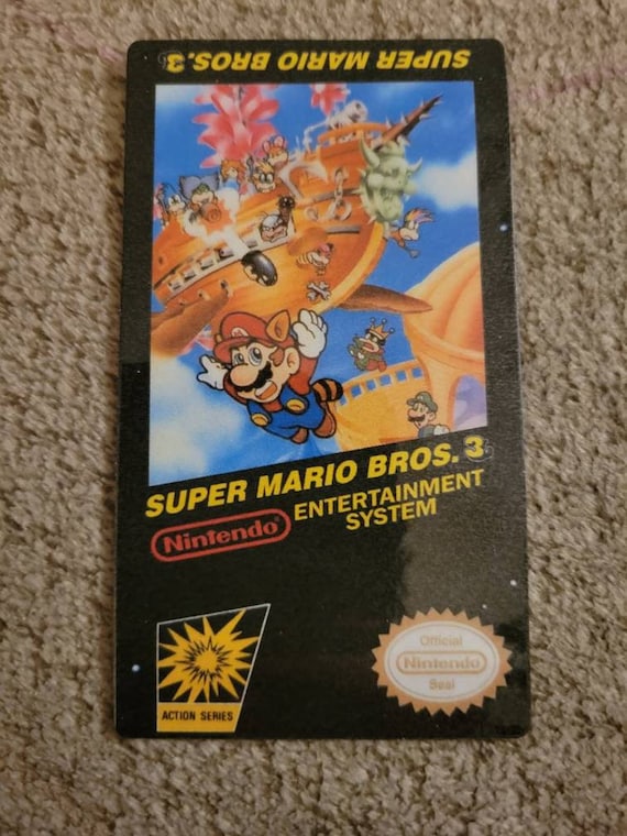 Super Mario Bros 3 Custom NES Label | Etsy