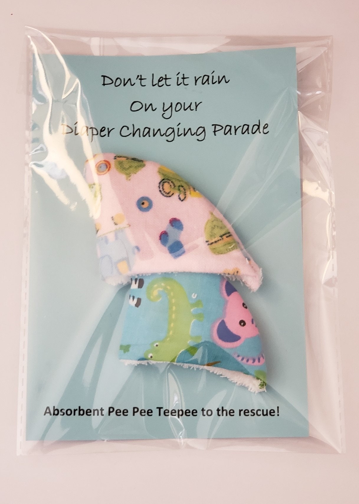 2 PACK//PEE PEE Teepee// Absorbent// Baby Boy Tinkle - Etsy