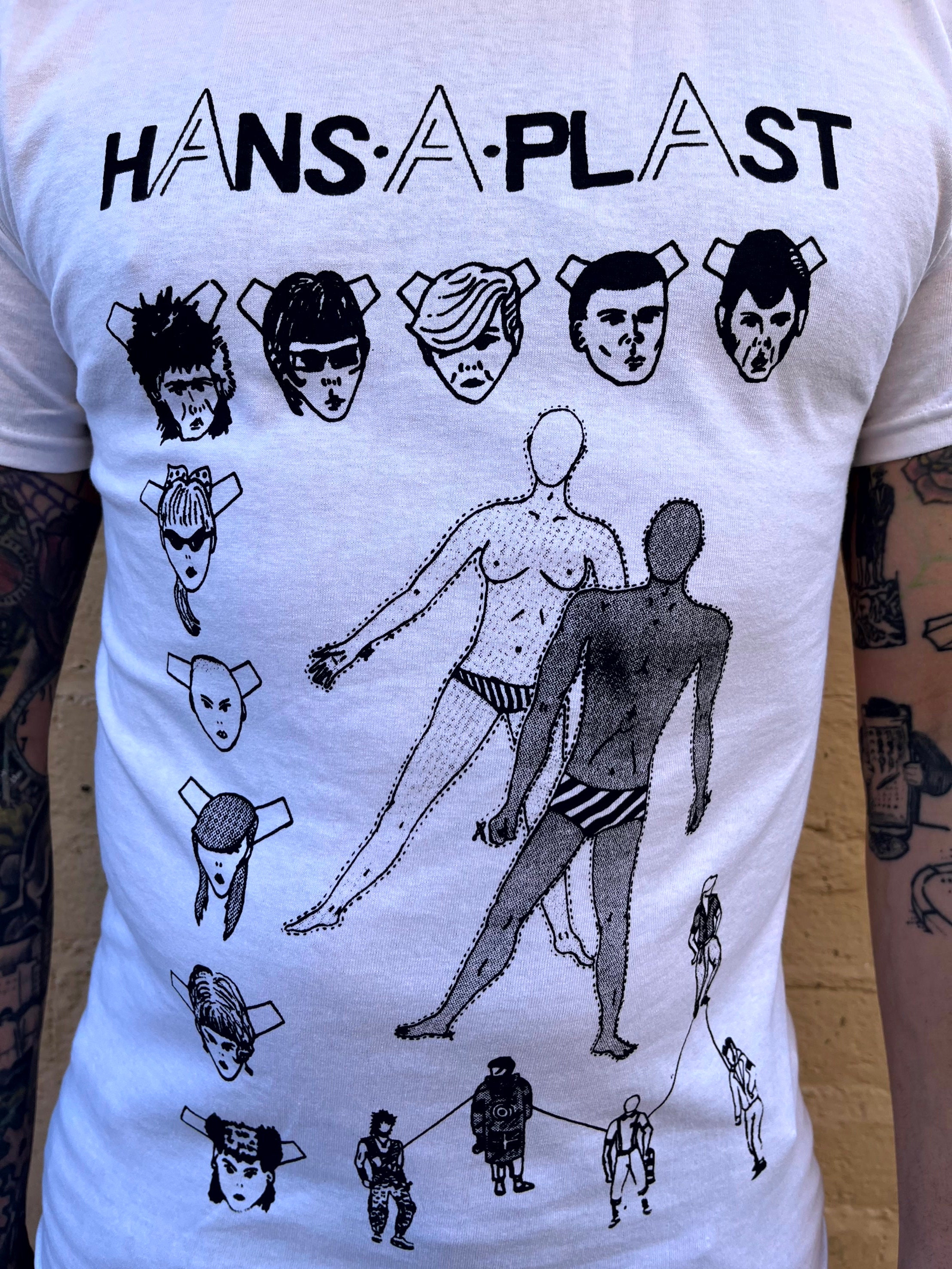 Hans-a-plast Band Shirt German Punk Femme Punk Liliput DAF Bloodstains ...